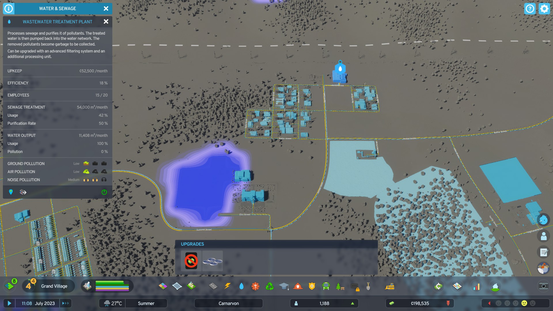 In Review - Wastewater Treatment Plant not working when routed through pipes manually laid ...